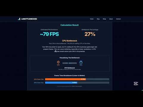 CPU GPU Bottleneck Calculator & Compatibility Test for Gaming